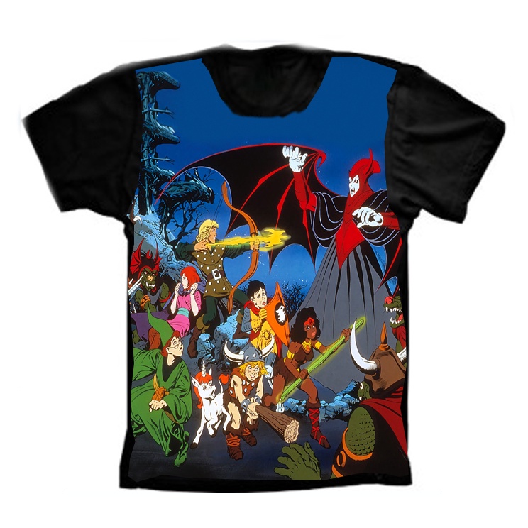 Camisa Camiseta Caverna do Dragão Desenho Top Nostalgia | Shopee Brasil
