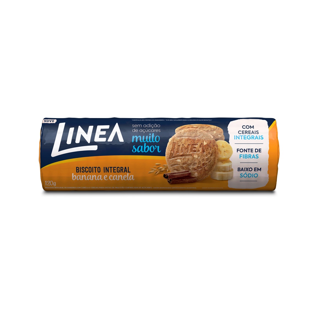 Biscoito Integral Linea Banana e Canela 120g | Shopee Brasil Biscoito Integral Linea Banana e Canela 120g | Shopee Brasil