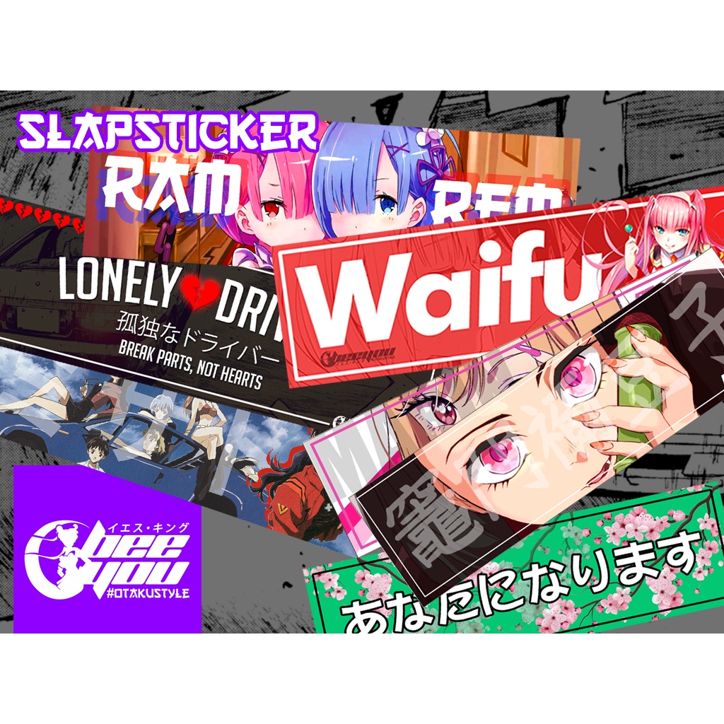 Adesivo Slap Sticker Waifu Itasha Personagens De Anime (marin Kitagawa ...
