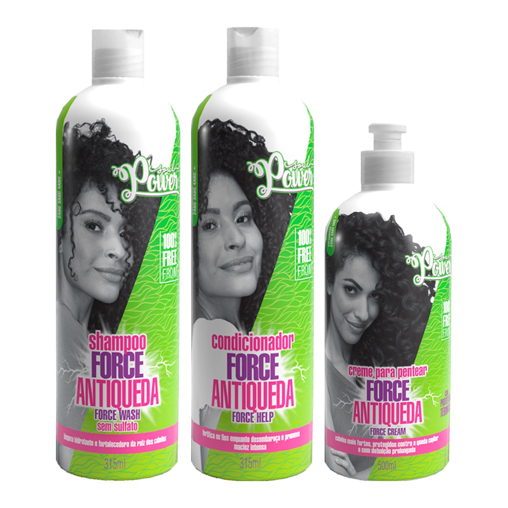 Kit Niely Shampoo 275ml Condicionador 175ml Nutri Poder + Creme De ...