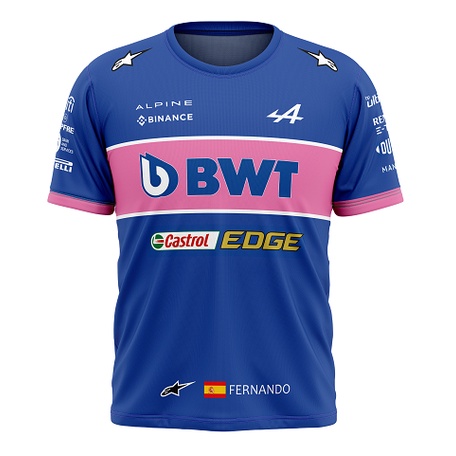 Camisa/Camiseta alpine 2022 Dryfit F1 - Escorrega o Preço