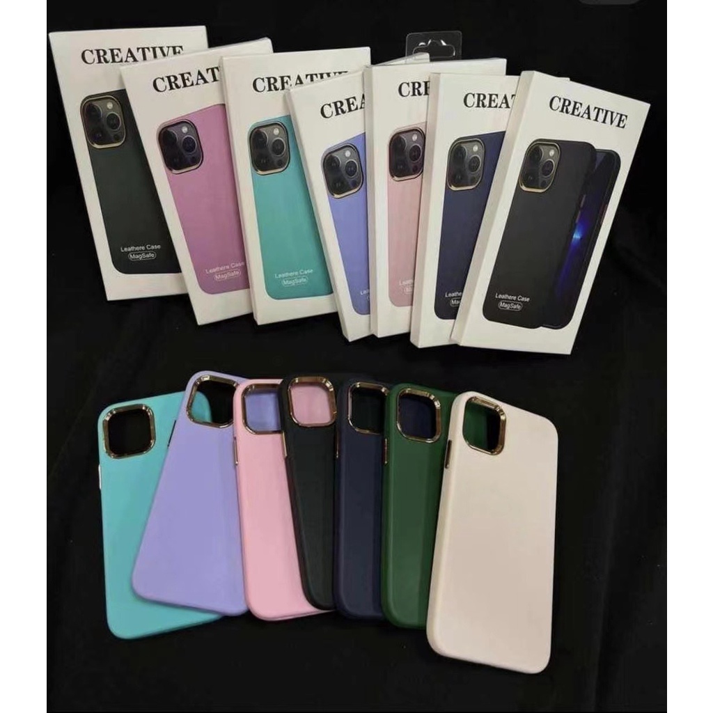 Capa Luxo de couropara iPhone 11 /11 pro max/12/12 pro max/13/13 pro/13 ...