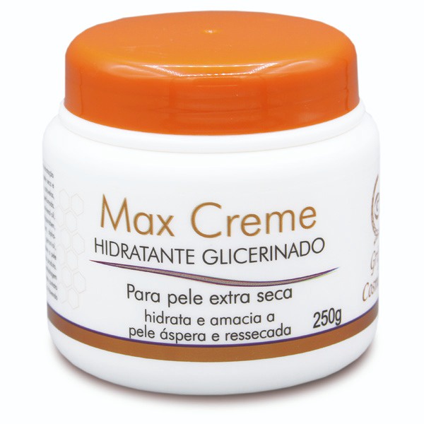 Max Creme Hidratante Glicerinado 250g | Shopee Brasil