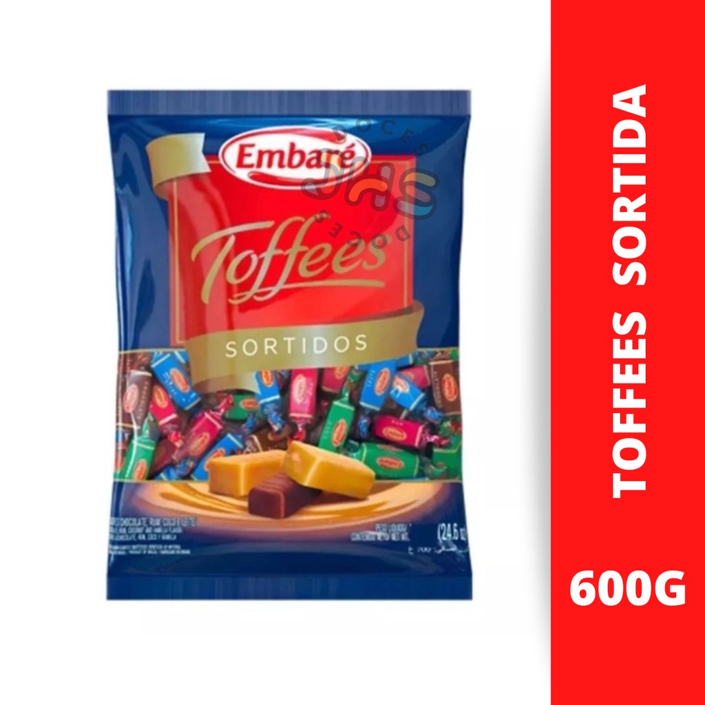 Bala Toffes Sortidos Embaré 600g | Shopee Brasil
