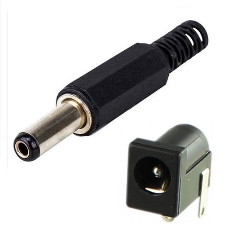 Kit Com 1 Conectores Jack J4 Femea DC-005 PCI e 1 Plug Conector P4 ...