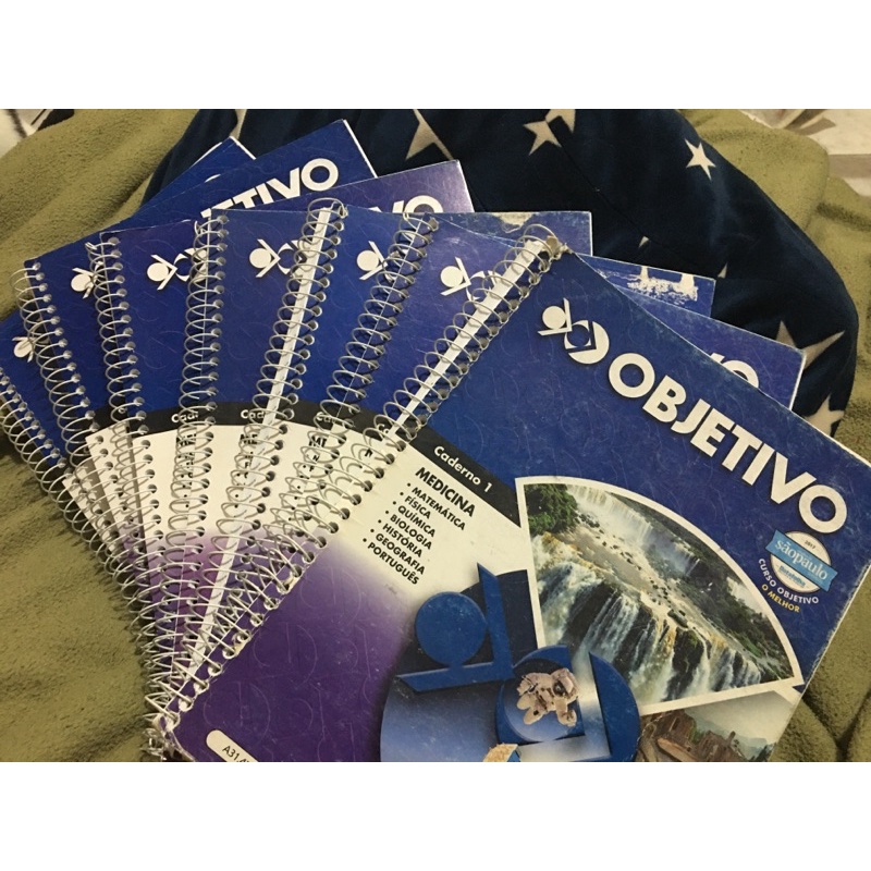 APOSTILAS OBJETIVO VESTIBULAR MEDICINA - 7 un | Shopee Brasil