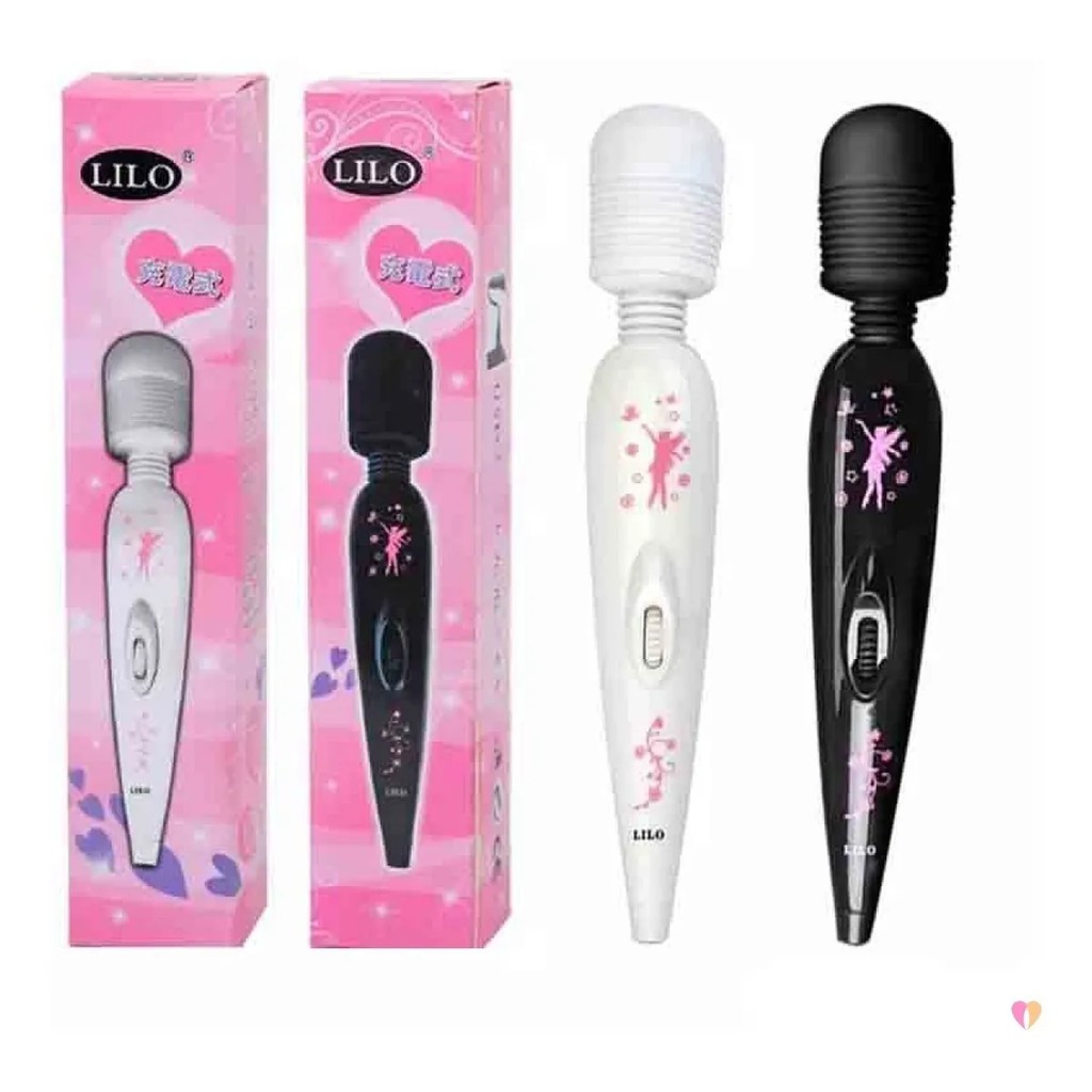 Massageador Vibrador Varinha Mágica Usb Com Bateria Sem Fio Potente