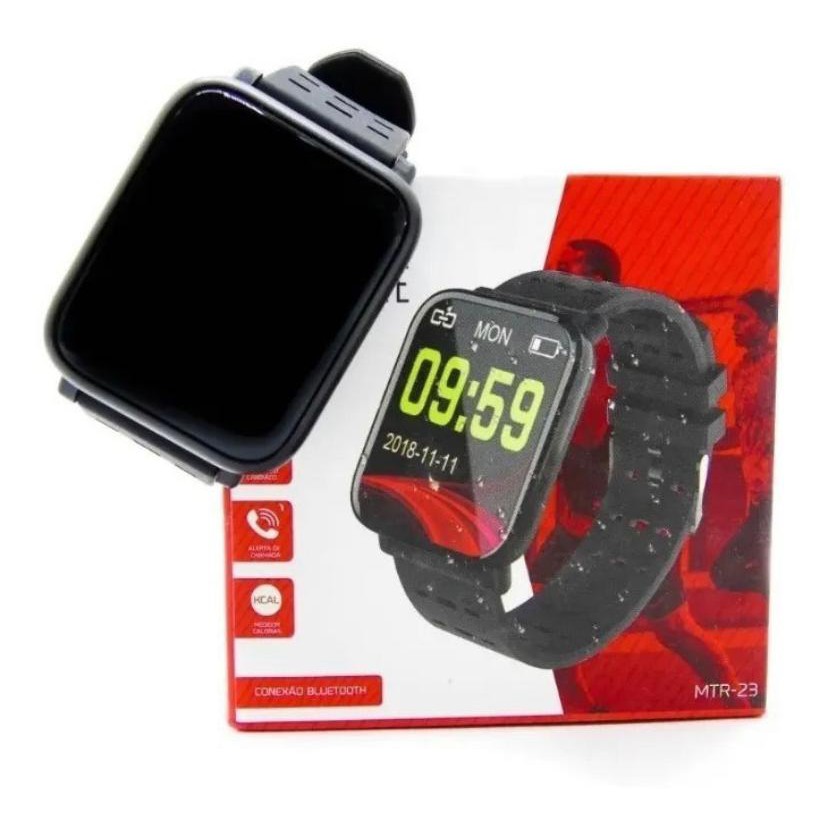 Relógio Smartwatch Bluetooth Tomate MTR-23 Multifuncional | Shopee Brasil