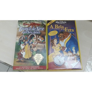 VHS Disney Digitalizados - O Rei Leão, Branca de Neve, A Bela e a Fera ...