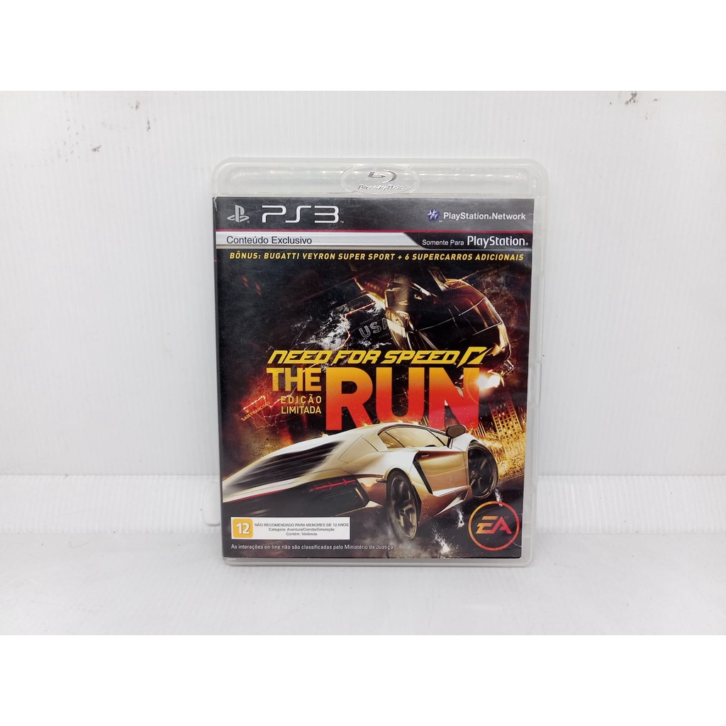 Jogo de Corrida para PS3 Need For Speed the Run - Mídia física original ...