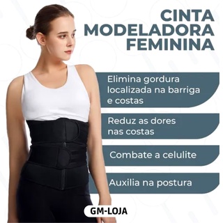 cinta modeladora femenina faixa corrigir a postura sinta modeladora ...