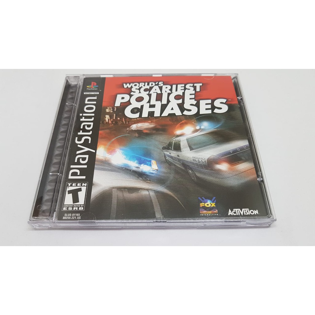 Jogo Worlds Scariest Police Chases Black Label original PS1 | Shopee Brasil