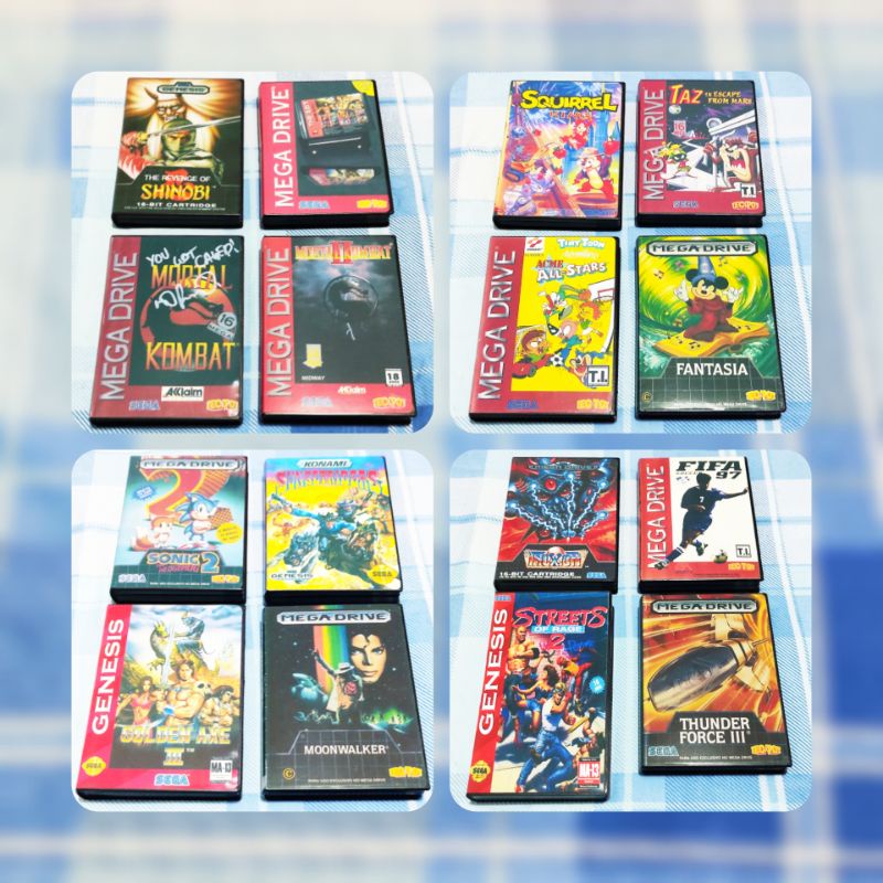 Cartucho com Caixa MEGA DRIVE | Shopee Brasil