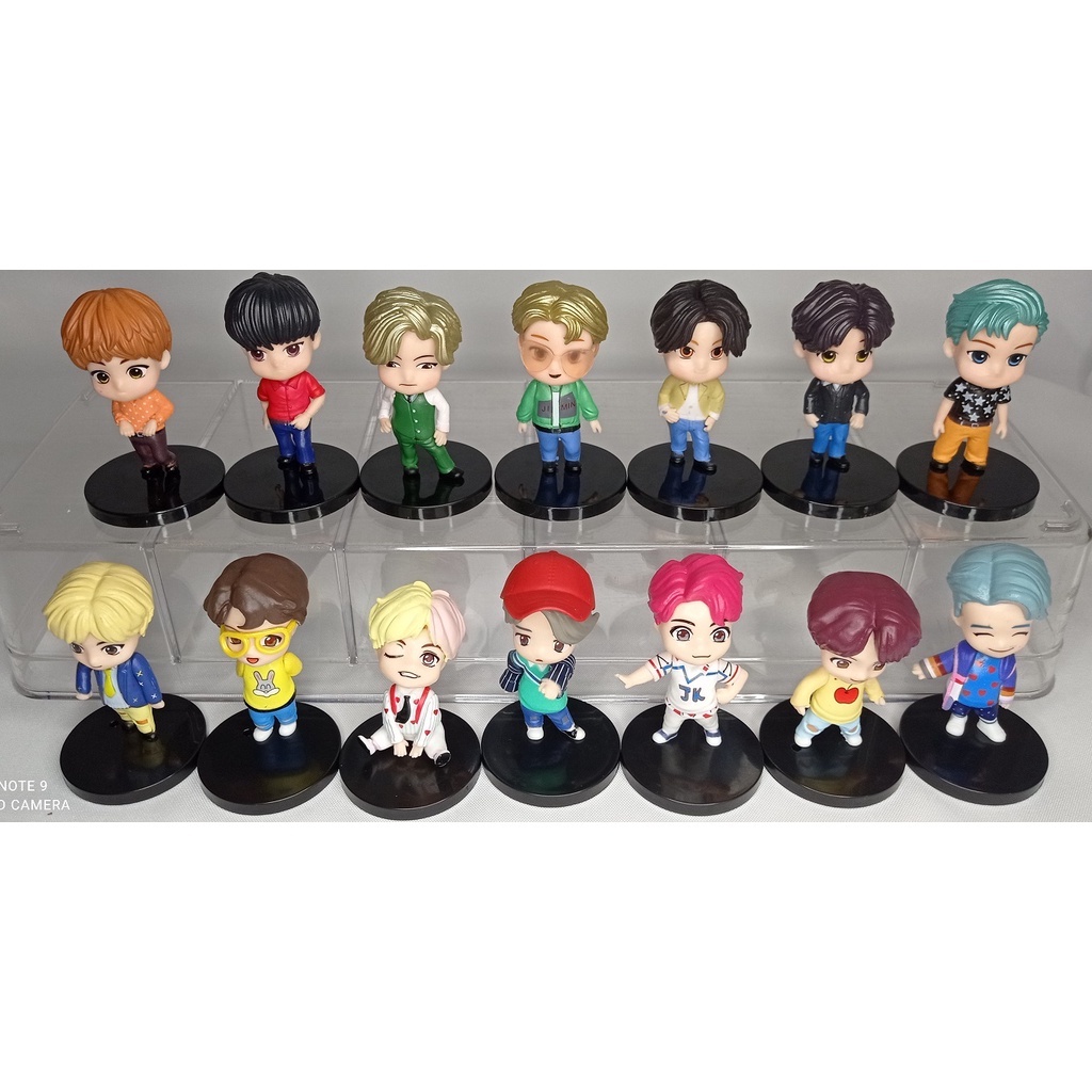 Miniaturas Bonecos Chibi BTS Kpop Idol Dinamite | Shopee Brasil