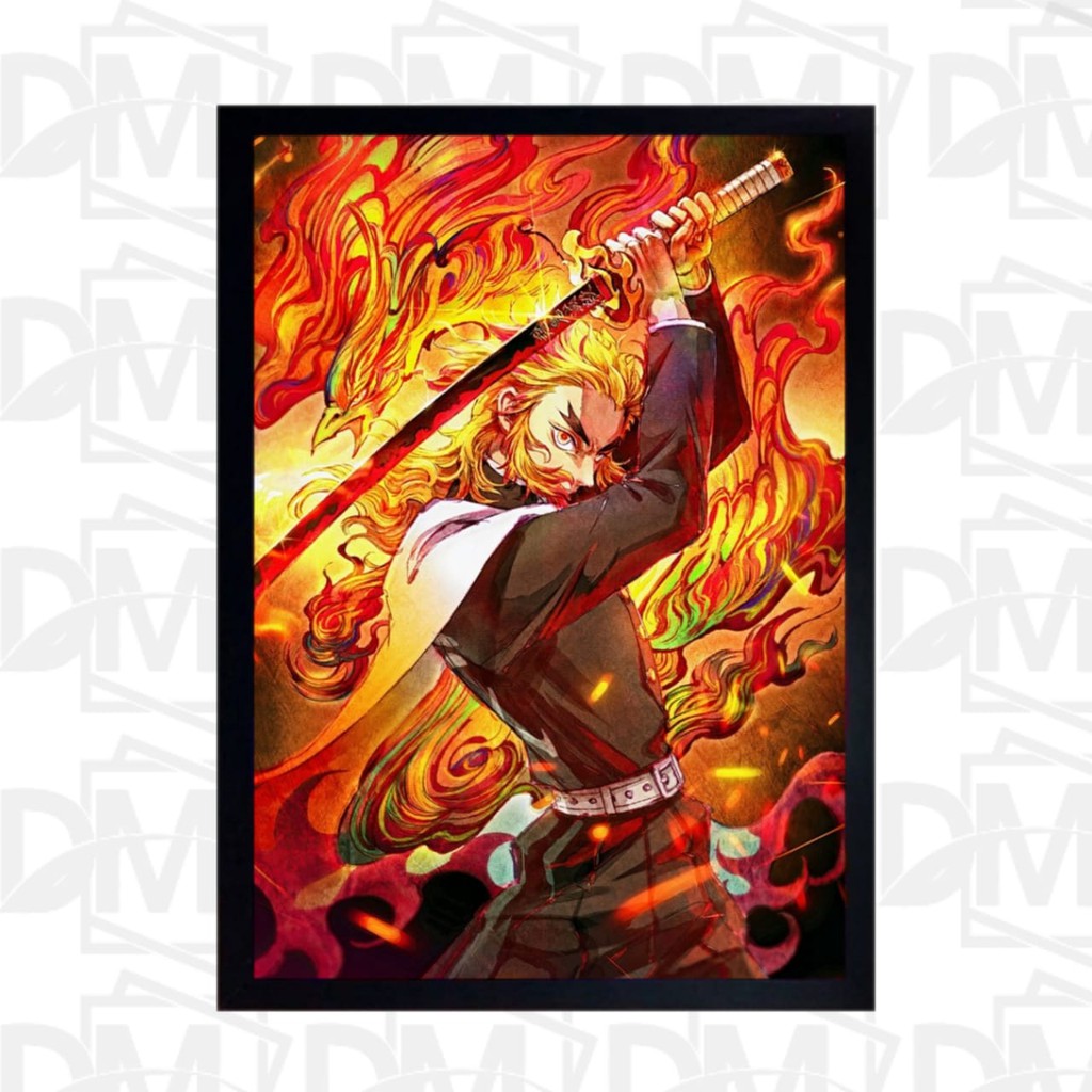Quadro Decorativo Rengoku Demon Slayer 20x30cm | Shopee Brasil