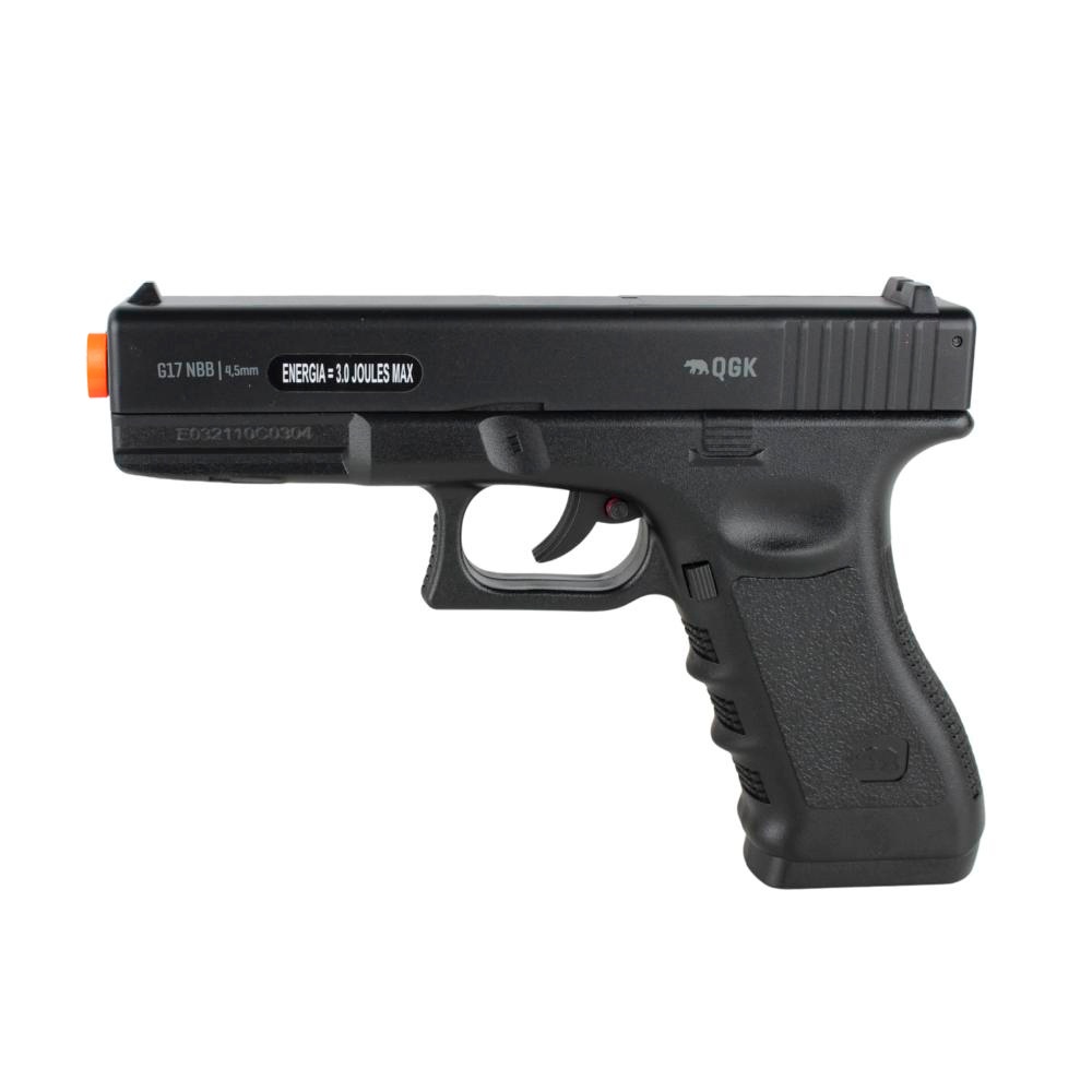 Pistola De Pressão Airgun Co2 Glock G17 GNBB Polímero 4.5mm - Qgk ...