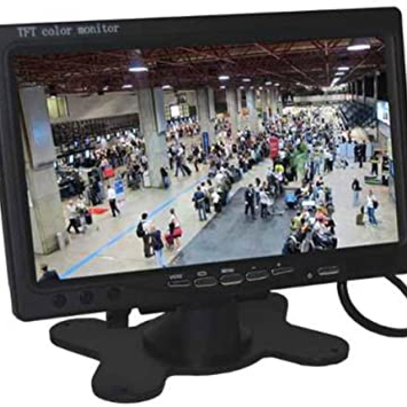 Monitor LCD 8 polegadas CFTV e Monitoramentos HDMI/VGA/RCA/USB/BNC A4 03544 | Shopee Brasil