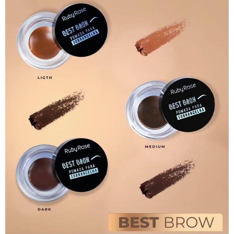 Pomada para sobrancelha Best Brow RUBY ROSE | Shopee Brasil