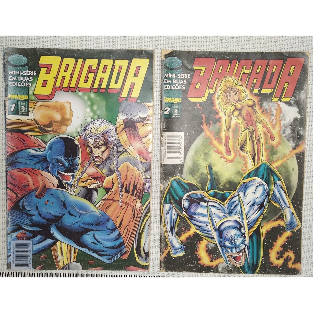 Hq Brigada N.ºs 1 E 2 Mini-série Editora Abril ( 1338 ) | Shopee Brasil