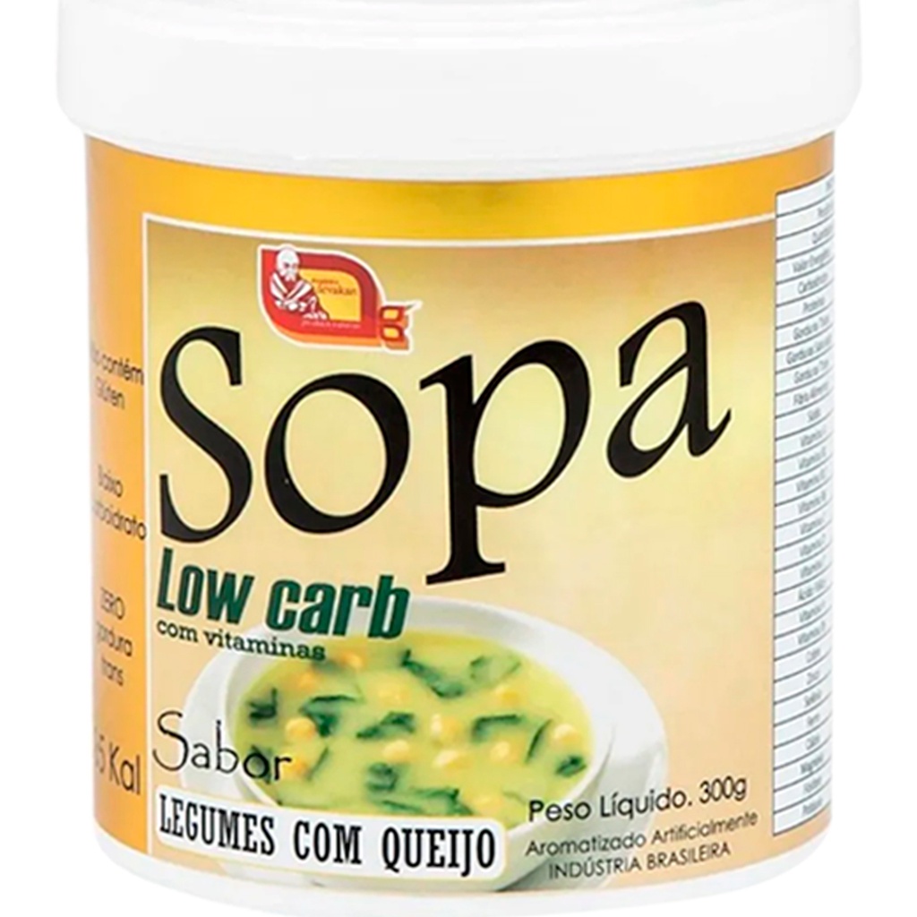 Sopa Low Carb Nutricional Cremosa Light Legumes Com Queijo | Shopee Brasil