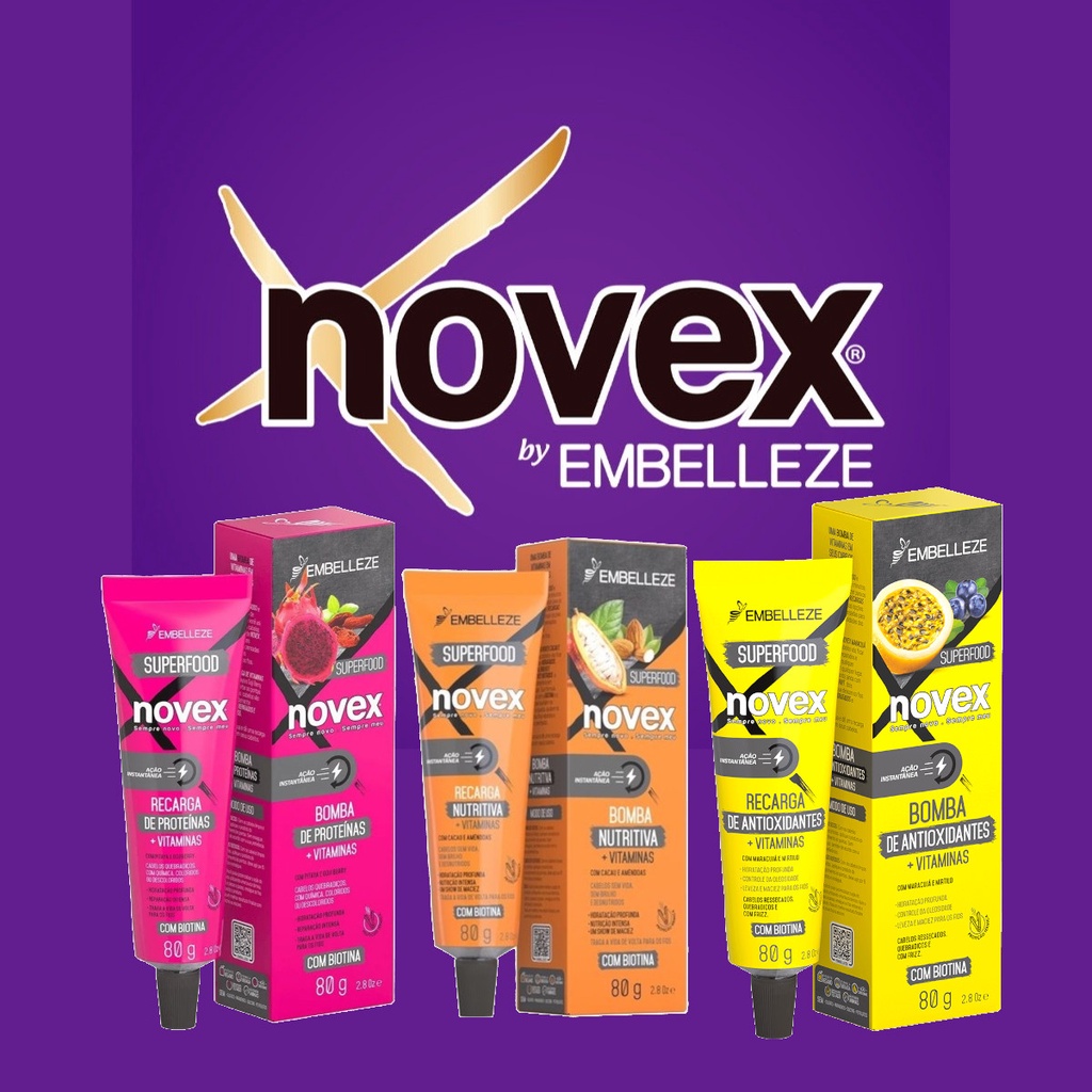 Novex Recarga de Vitaminas 80g | Shopee Brasil