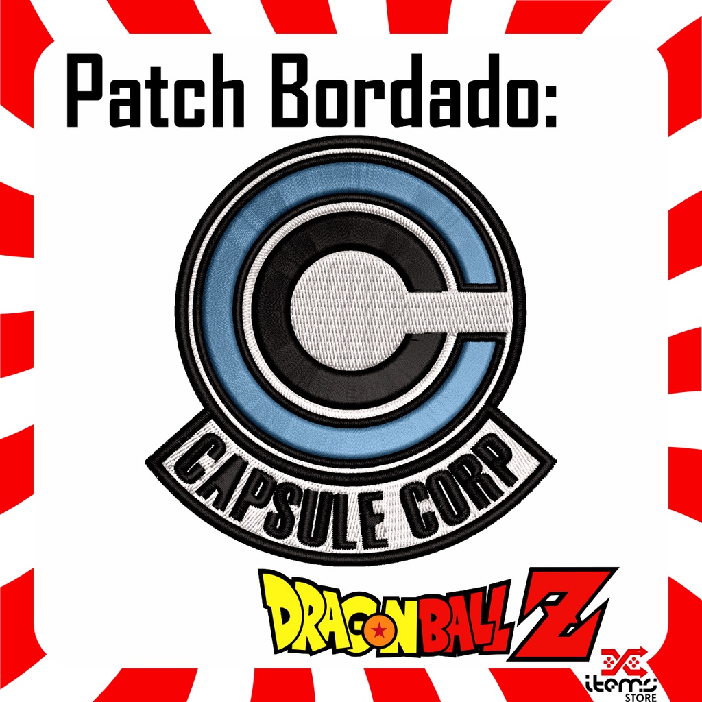 Patch Bordado Capsule Corp (Corporação Capsula) Dragon Ball - Bulma ...