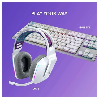 Headset Gamer Sem Fio Logitech G733 Branco RGB LIGHTSYNC | Shopee Brasil