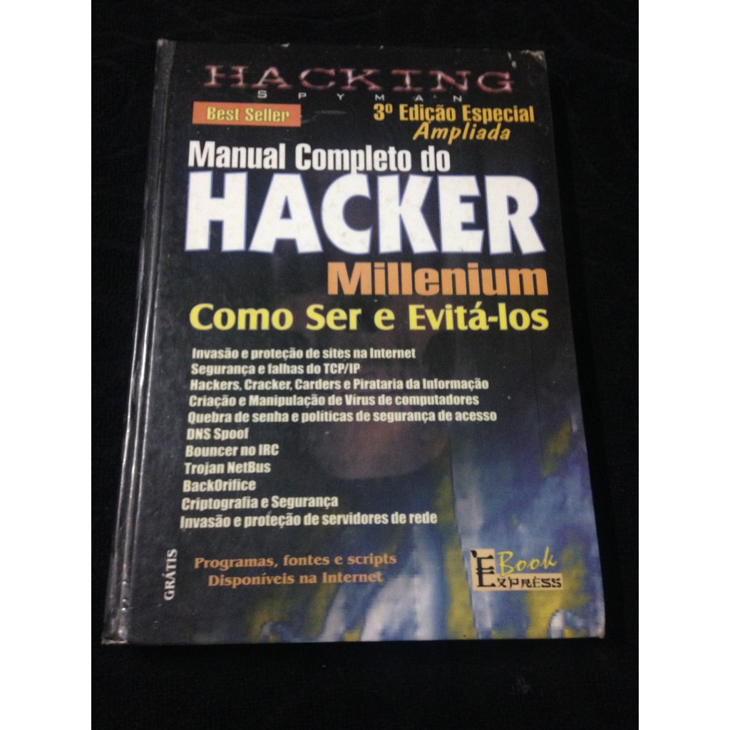 MANUAL COMPLETO DO HACKER MILLENIUM COMO SER E EVITÁ-LOS | Shopee Brasil