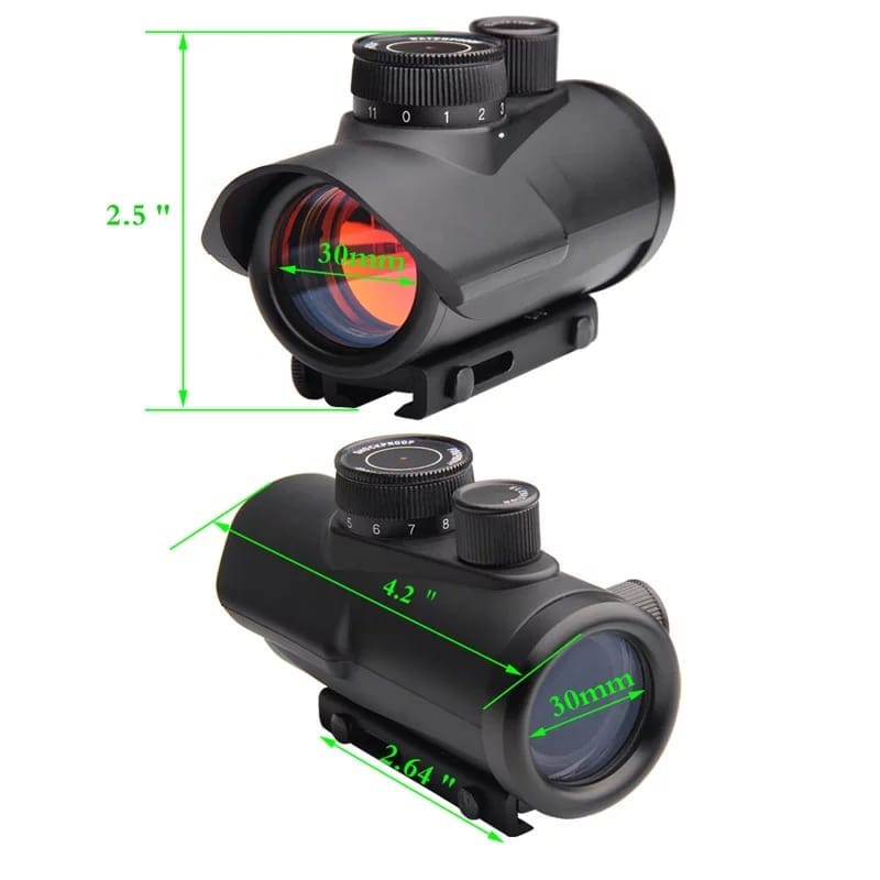 Red Dot 1x30 Trilho 11 e 20mm | Shopee Brasil