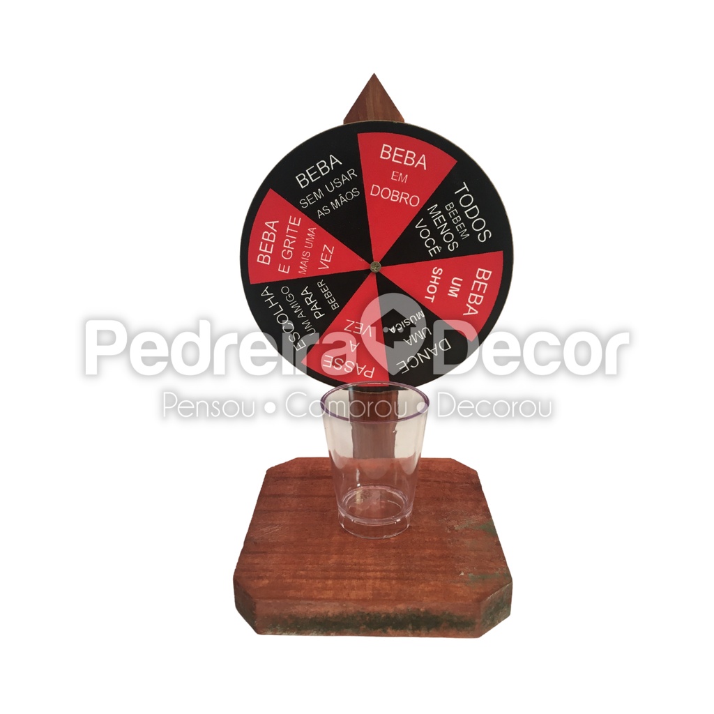 Jogo Roda Shot Roleta Tequila Beber Roleta Drink Shot virou bebeu pinga vodka | Shopee Brasil