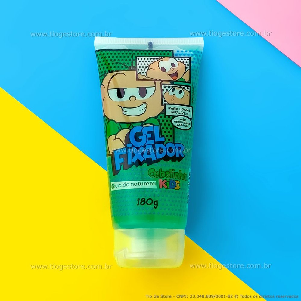 Gel Fixador Infantil Cebolinha Extra Suave Todos os Tipos de Cabelo ...