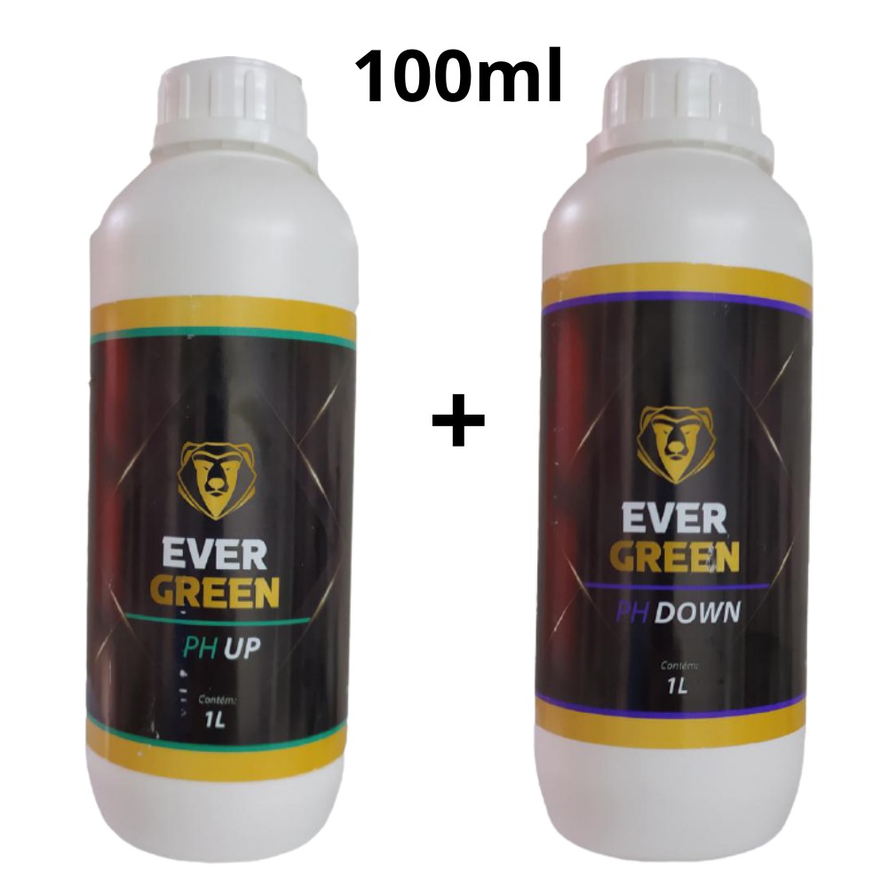 Kit Regulador Ph Up E Ph Down 100ml Cultivo Indoor Grow | Shopee Brasil