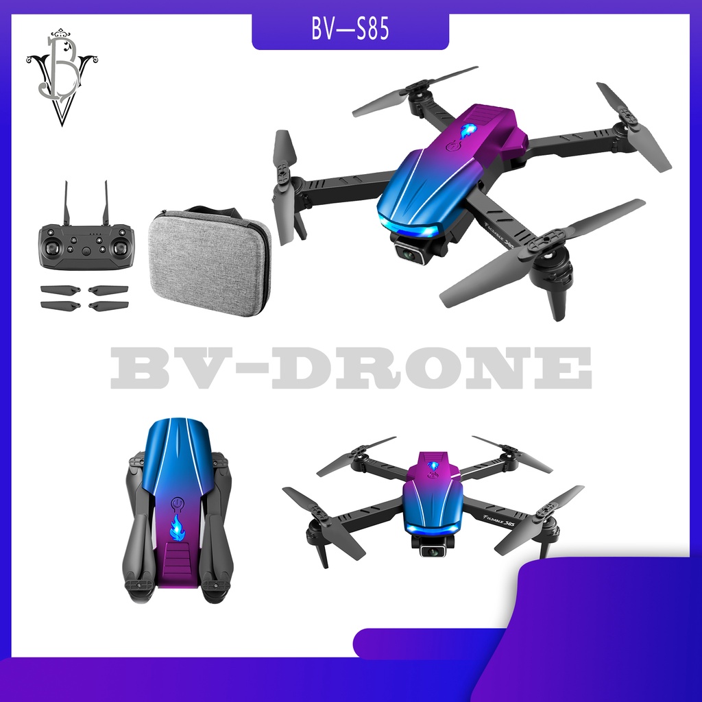 (Marca) Bv S85 Pro Mini Obstacle Avoidance Drone 4K HD Dual Camera Quadcopter IR Obstacle ...