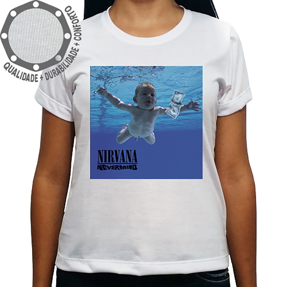 Camiseta Nirvana Nevermind Album | Shopee Brasil