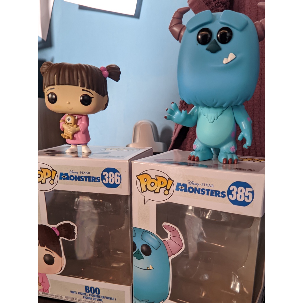 Funko Pop Monstros SA Boo 386 + Sulley 385 | Shopee Brasil