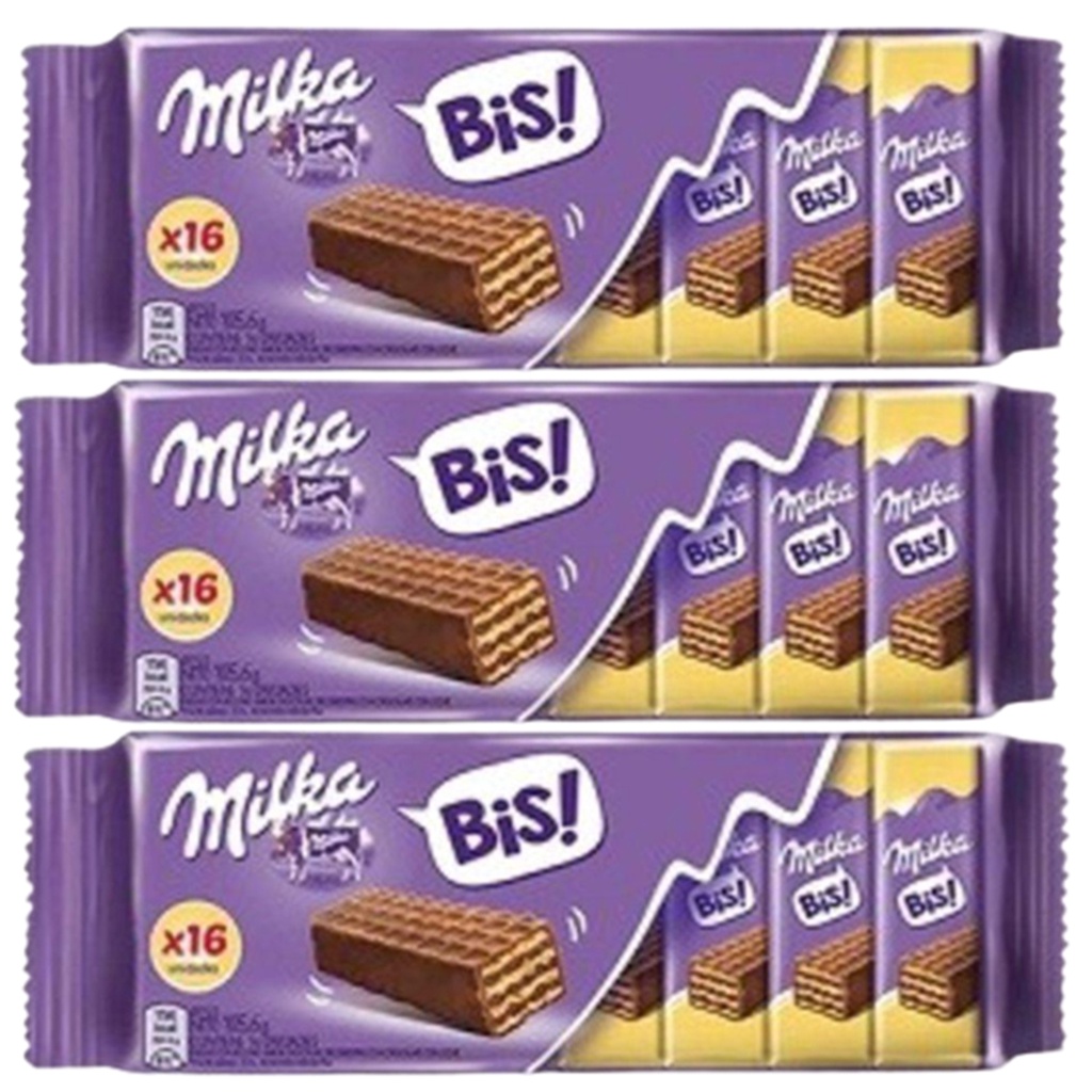 Kit 3 Milka Bis Importado Argentina 105,6g | Shopee Brasil