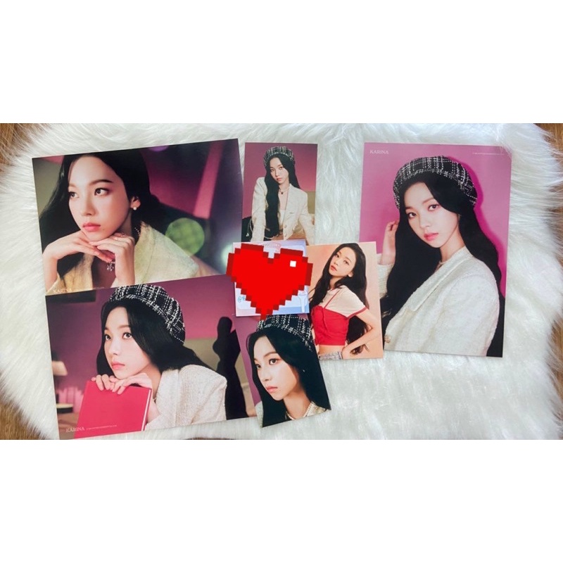 karina aespa itens SG 2022 postcard e A4 | Shopee Brasil