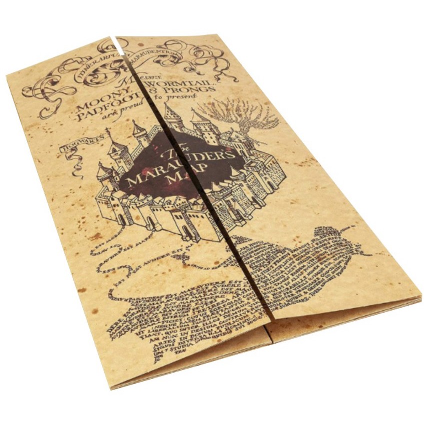 Mapa do Maroto Harry Potter - Hogwarts - Tamanho Real | Shopee Brasil