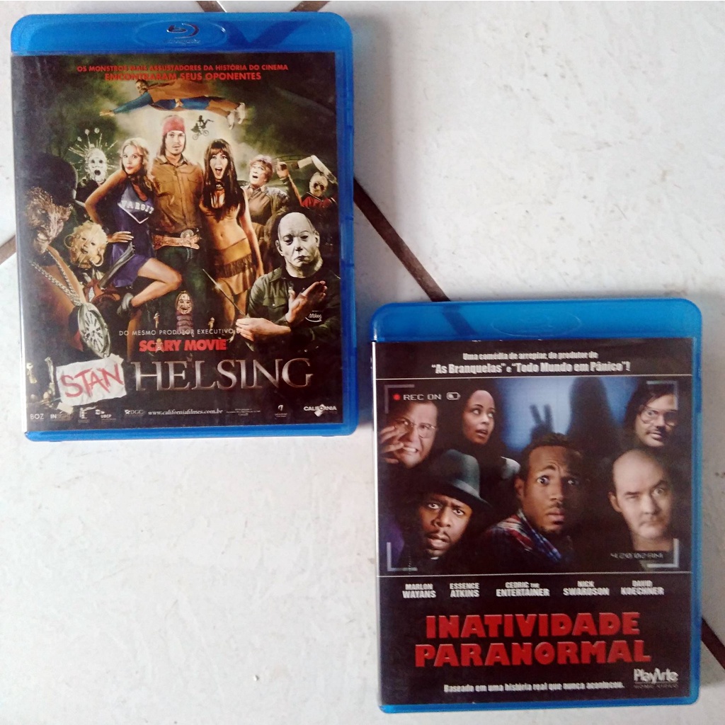 Kit 2 filmes Blu-ray - Inatividade Paranormal e Stan Helsing (Paródia de filmes de Terror ...