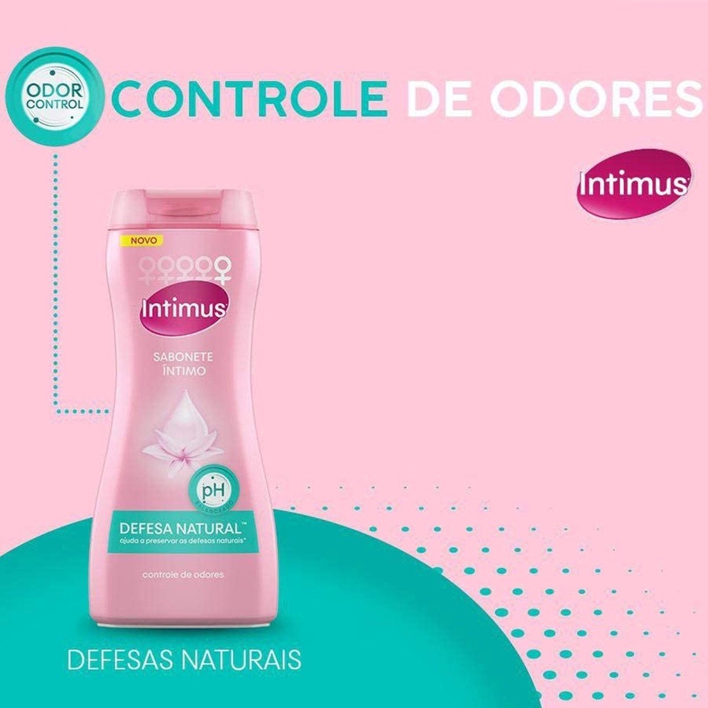 Sabonete Liquido Intimus Intimo 200ml Defesa Natural | Shopee Brasil
