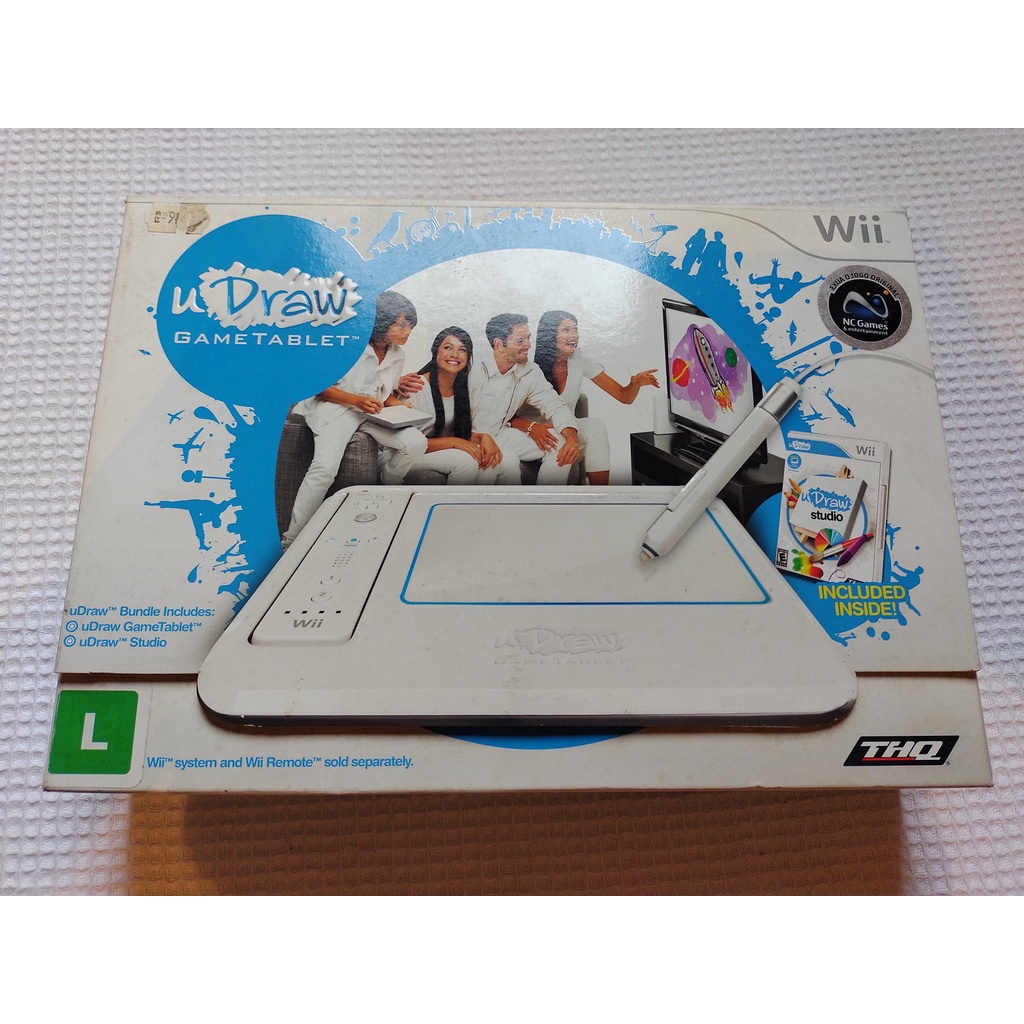 Udraw Studio + Udrawn Gametablet Jogo Completo para Nintendo Wii (Jogos ...