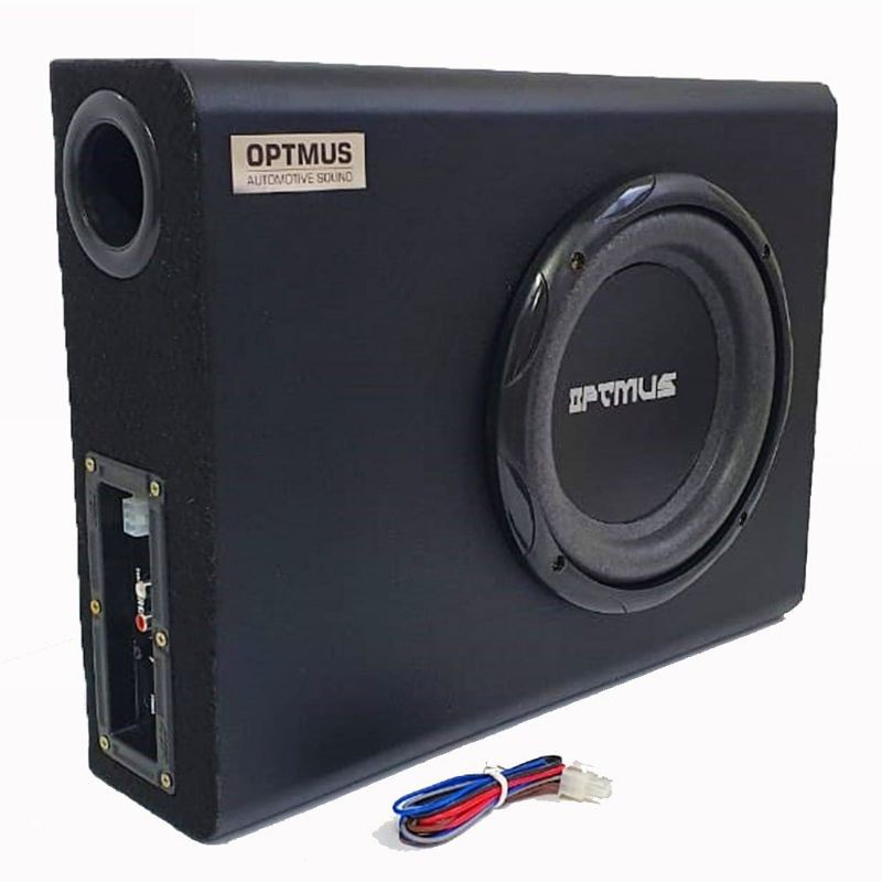 caixa de som slim amplificada automotiva 8 polegadas | Shopee Brasil