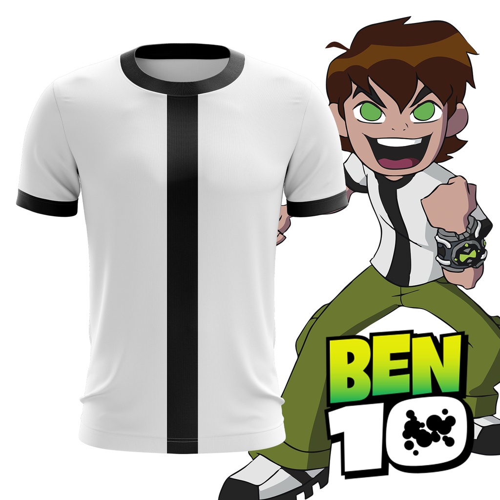 Camisa Uniforme Ben 10 Clássico - Dry Fit | Shopee Brasil