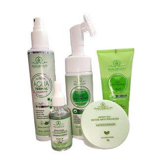 Kit Skin Care Antioleosidade 5 itens Completo PhálleBeauty | Shopee Brasil