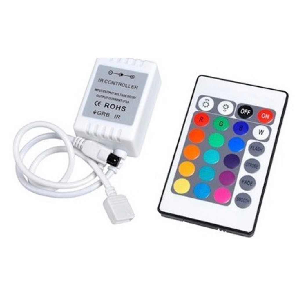 Controles Remoto E Controladoras Fita Ultra Led Rgb 5050 | BeeCost