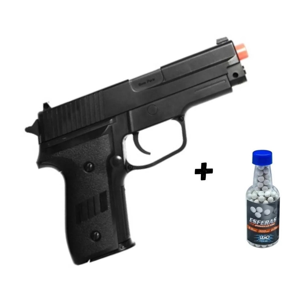 Pistola Airsoft Mod Sig Sauer P226 6mm Spring Vigor + 300bbs | Shopee Brasil