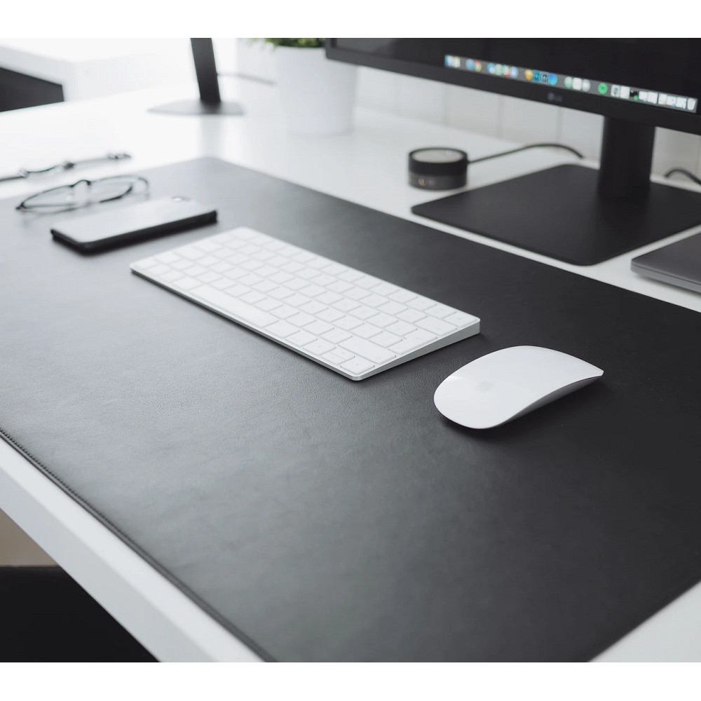 Desk Pad Nogue Design Mouse Pad 120x60 Gigante em Couro Sintético Luxo ...