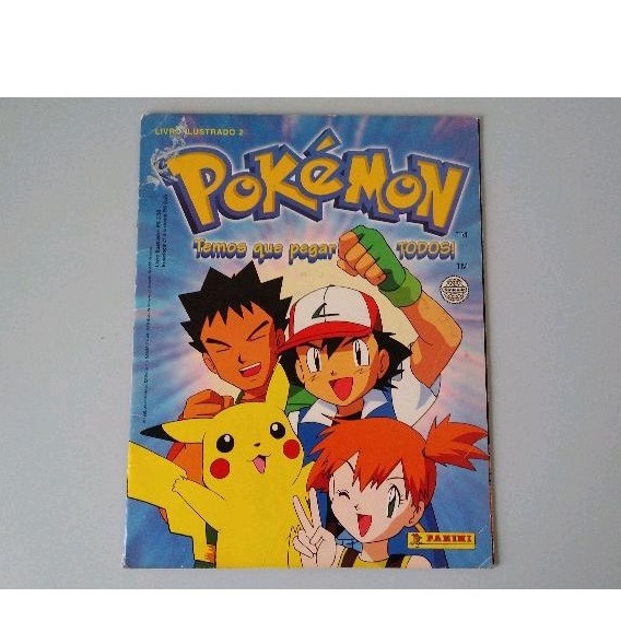 Álbum Pokémon 2 - Panini (Anos 2000) - Desconto no Preço
