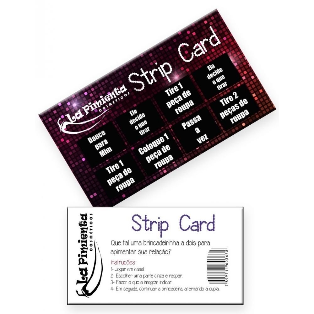 Raspadinha Sensual Strip Card | Shopee Brasil
