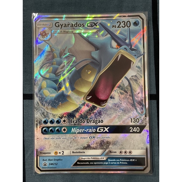 Carta Gyarados GX (SM212) - Pokemon TCG | Shopee Brasil